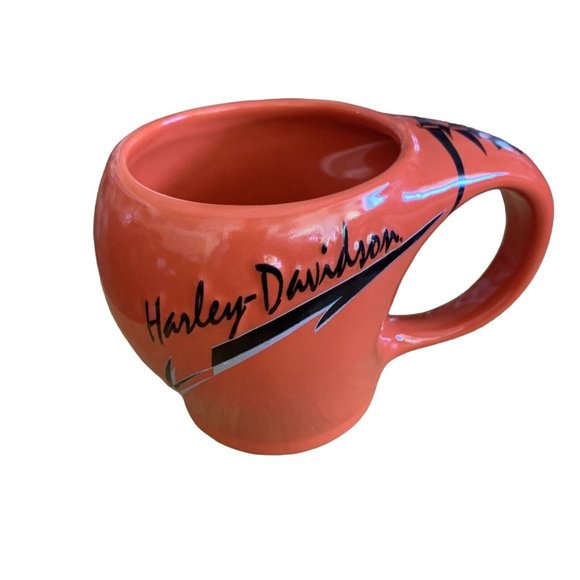 Harley-Davidson | Kitchen | Harley Davidson Orange Gas Tank Mug Wide ...